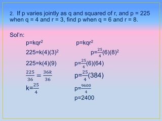 Joint variation final | PPT