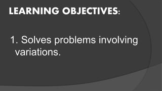 Joint variation solve problem | PPTX