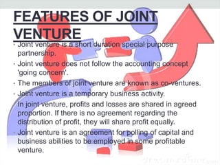Joint venture and mergers and acquition | PPTX