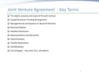 Joint Venture & Strategic Alliance- hu consultancy | PPTX