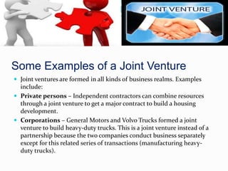 Joint Venture.pptx | Business | Business and Finance