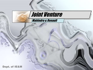 Joint venture - Case study | PPTX