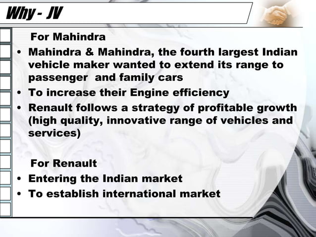 Joint venture - Case study | PPTX