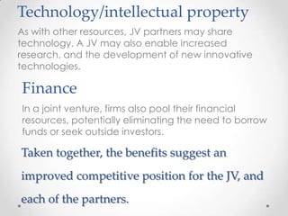 Joint venture key steps | PPTX