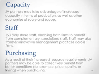 Joint venture key steps | PPTX