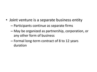 Joint venture | PPTX