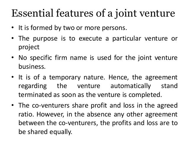 Joint Venture Definition