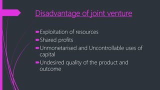 Joint venture & turn key projects | PPTX