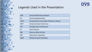 FEMA Regulations for Incorporation of WOS/JV/ Step-down Subsidiary ...