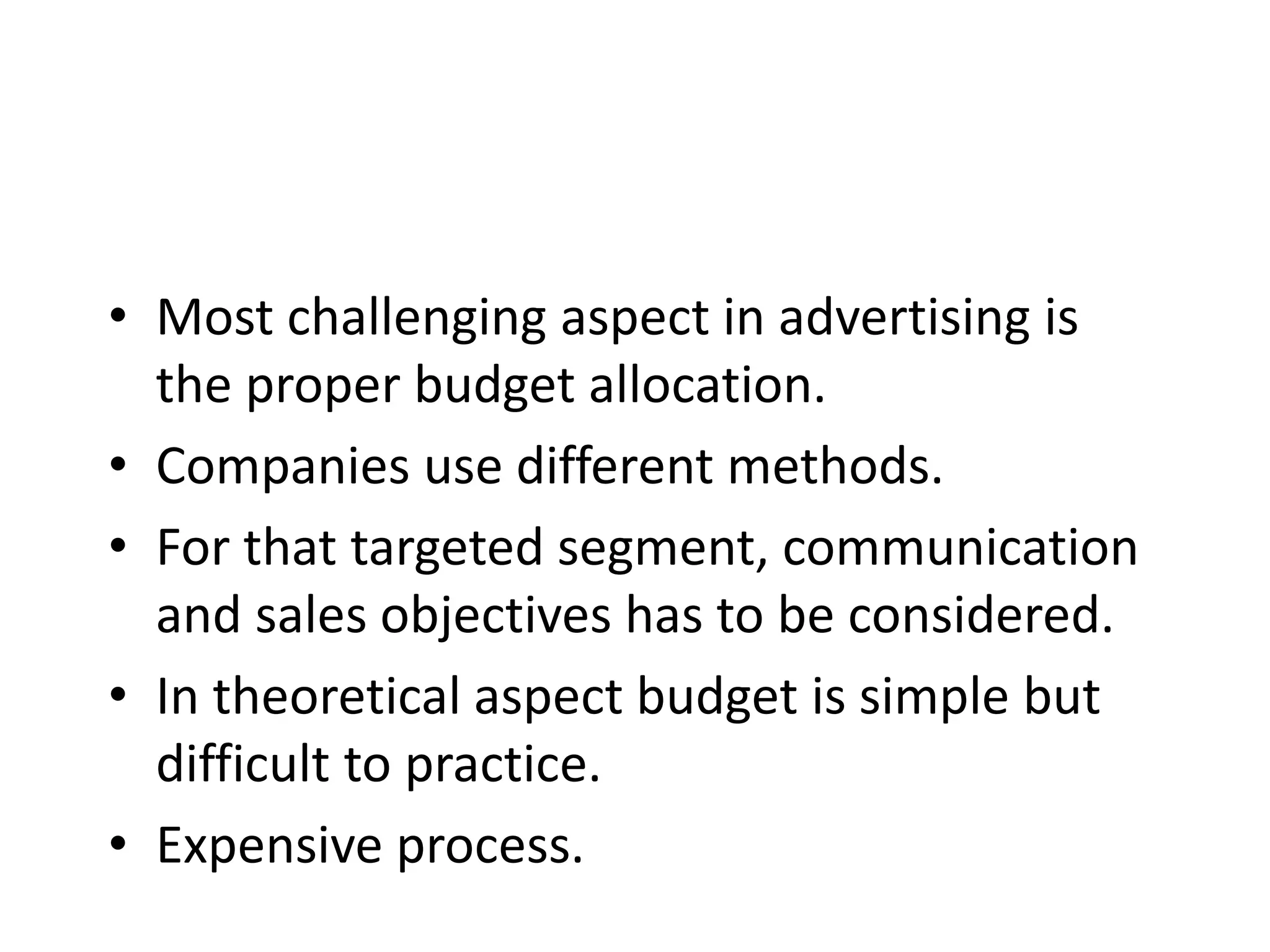 Advertising budgeting | PPT