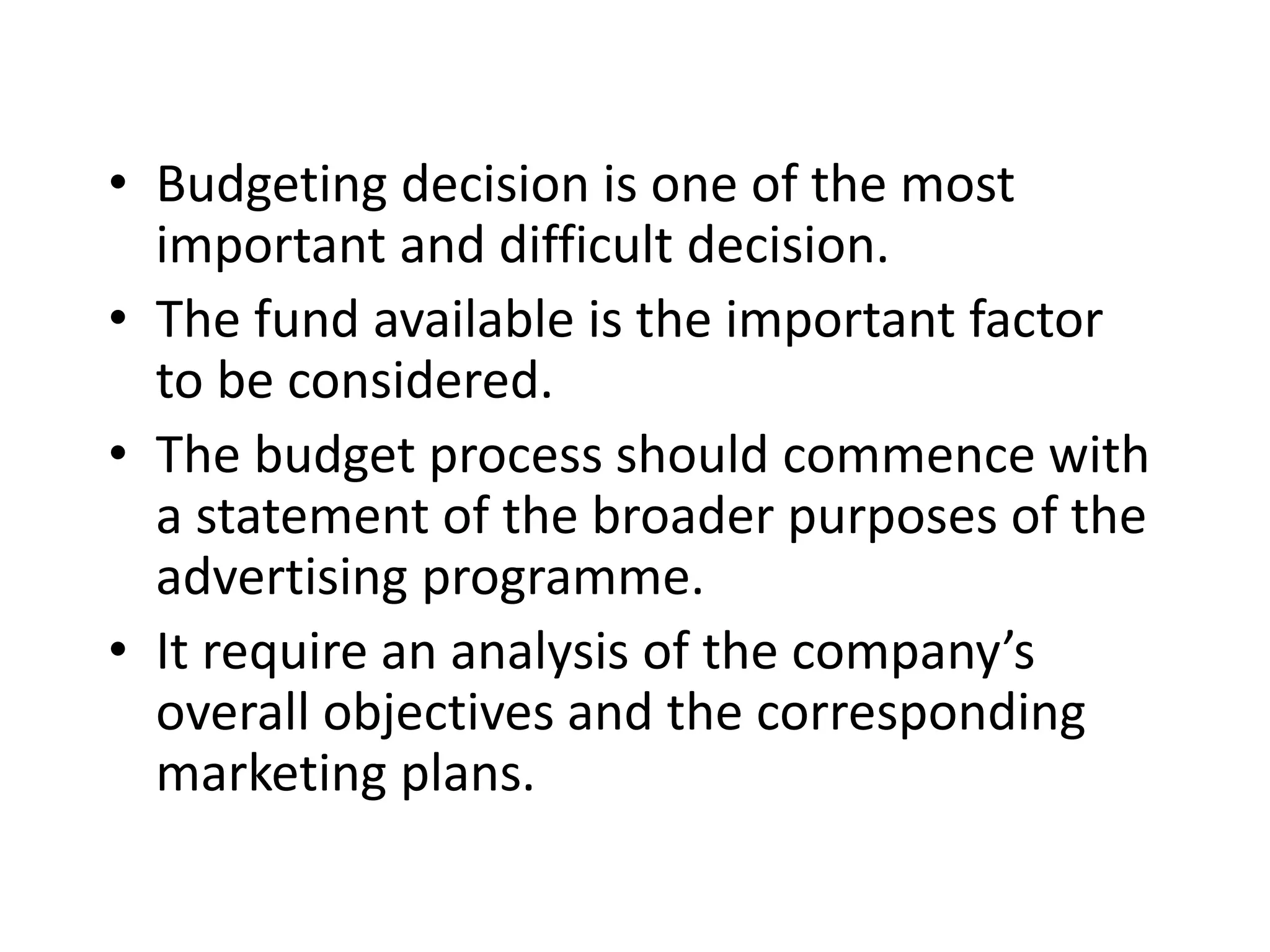 Advertising budgeting | PPT