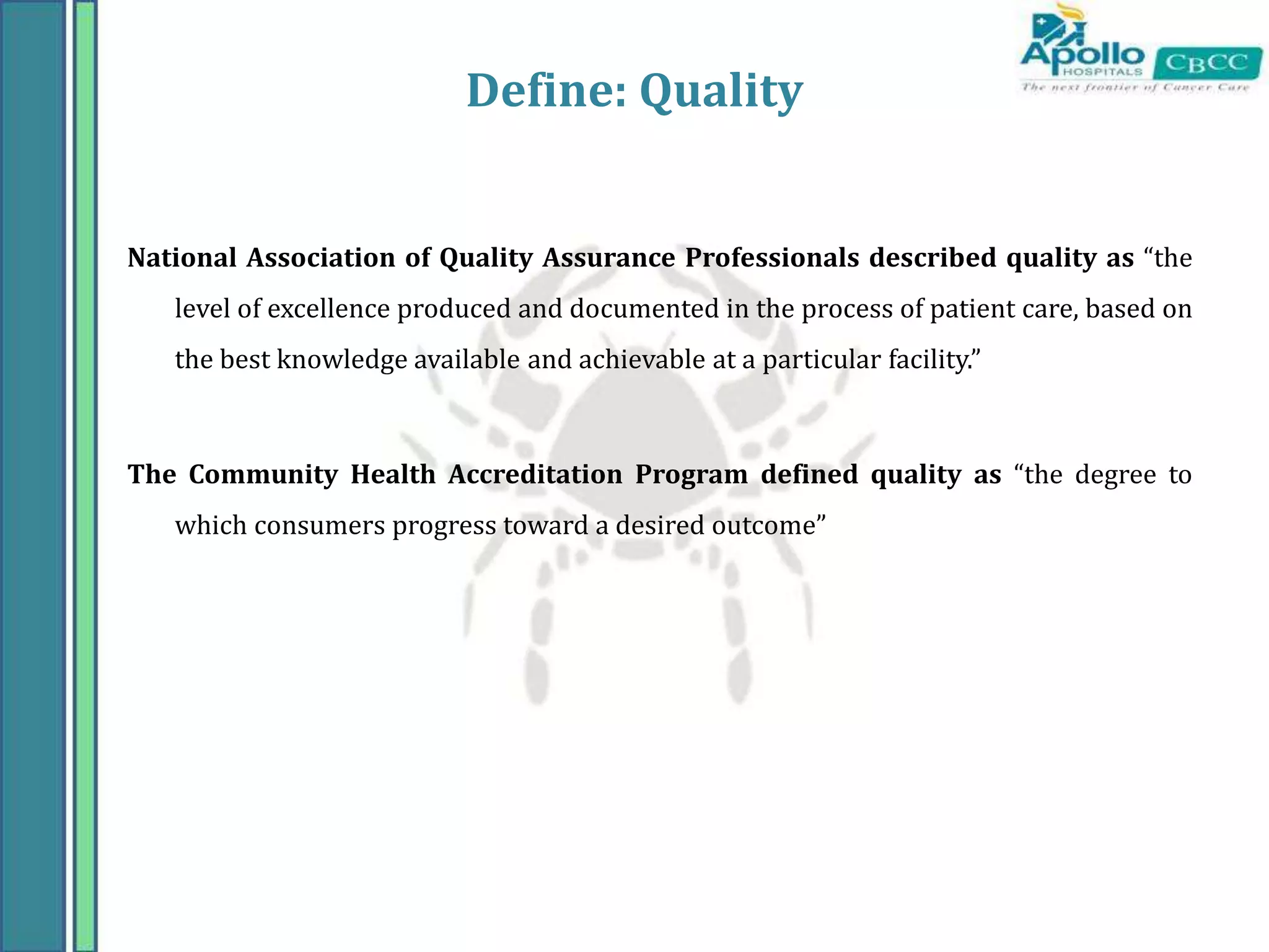 Nursing Leader Driving quality care | PPT