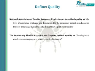 Nursing Leader Driving quality care | PPT