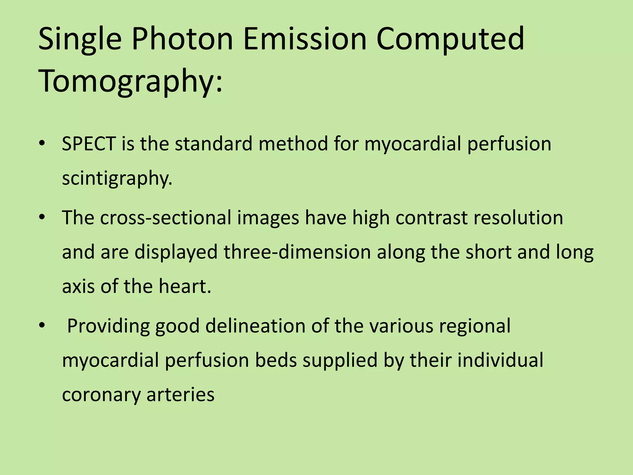 Nuclear imaging in cardiology | PPTX