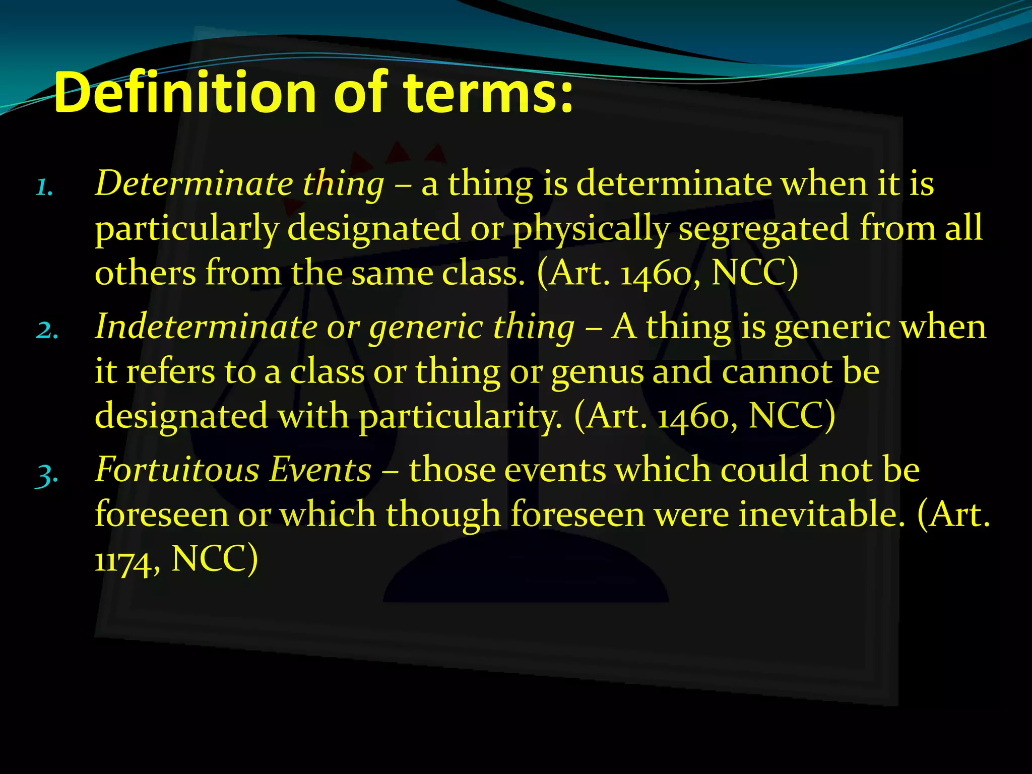 Jojo obligation and contracts ppt. | PPTX