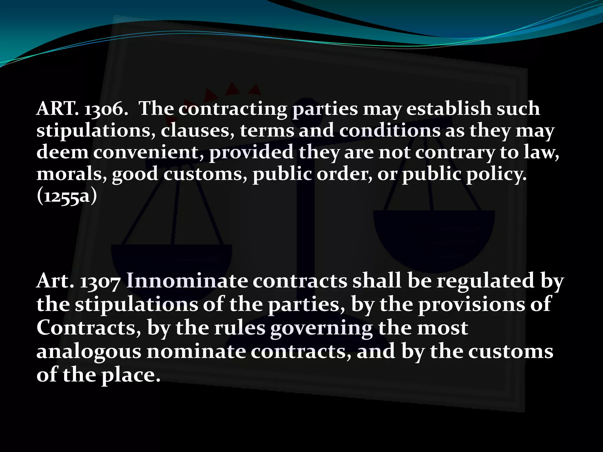 Jojo obligation and contracts ppt. | PPTX