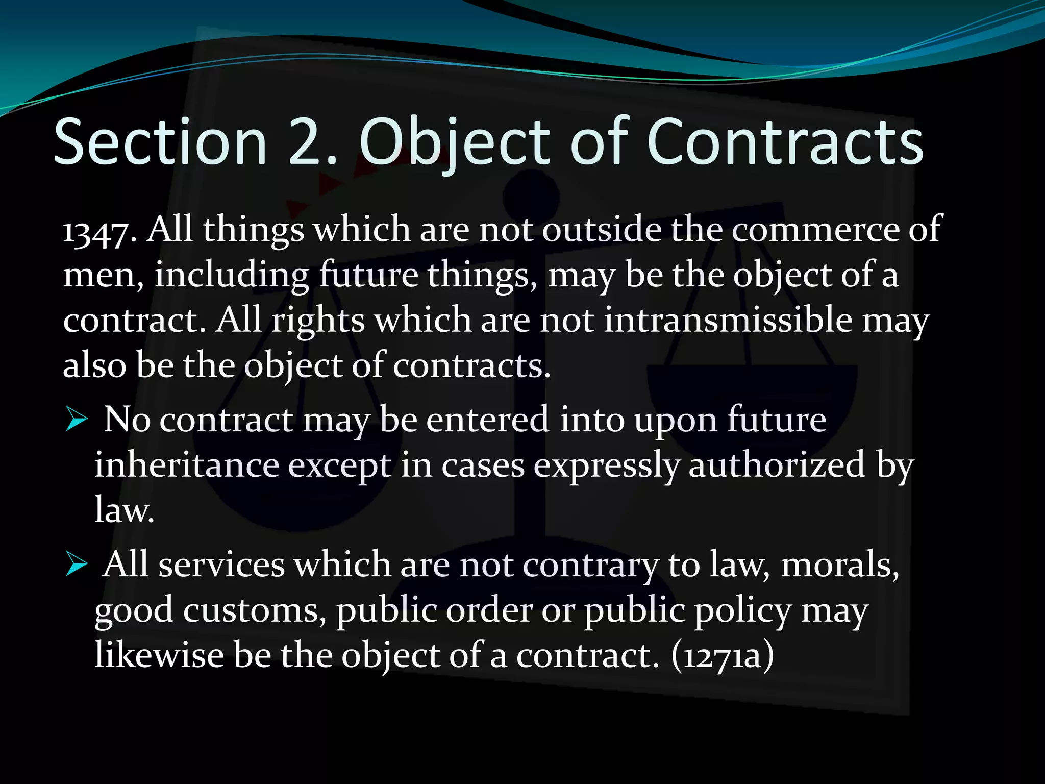 Jojo obligation and contracts ppt. | PPTX