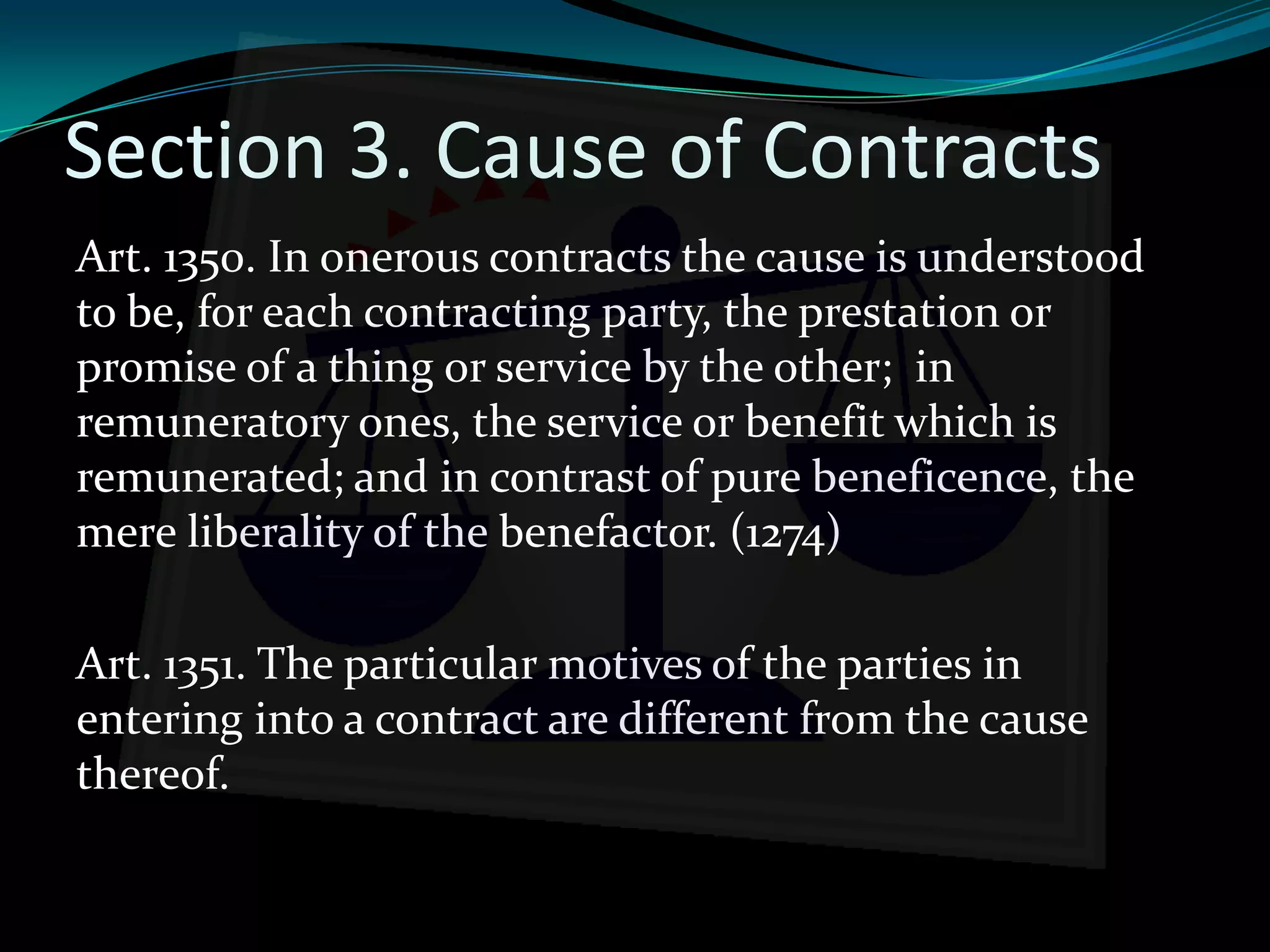 Jojo obligation and contracts ppt. | PPTX