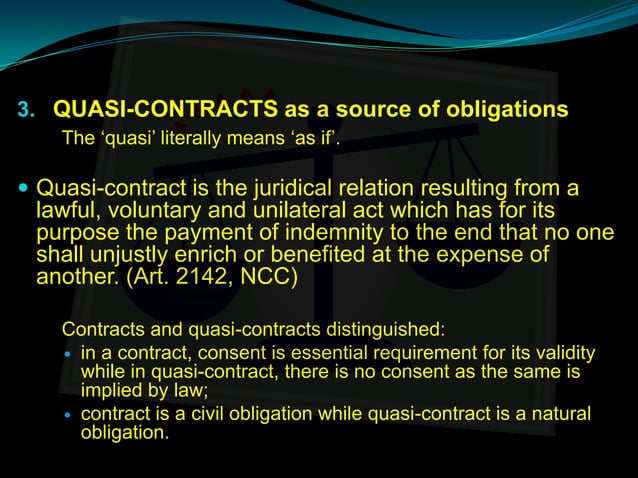 Jojo obligation and contracts ppt. | PPTX