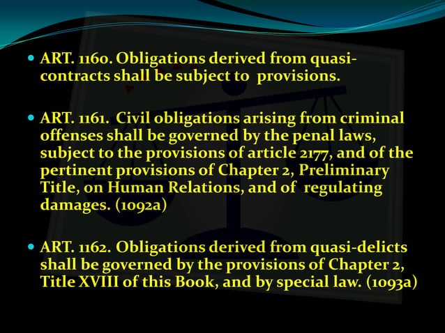 Jojo obligation and contracts ppt. | PPTX