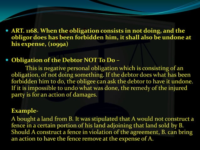 Jojo obligation and contracts ppt. | PPTX