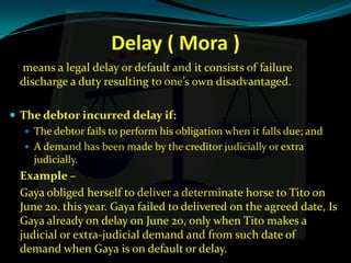 Jojo obligation and contracts ppt. | PPTX