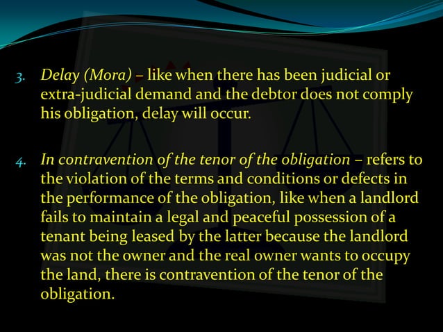 Jojo obligation and contracts ppt. | PPTX