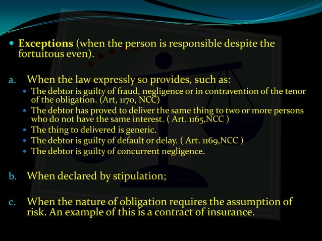 Jojo obligation and contracts ppt. | PPTX