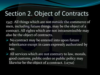 Jojo obligation and contracts ppt. | PPTX