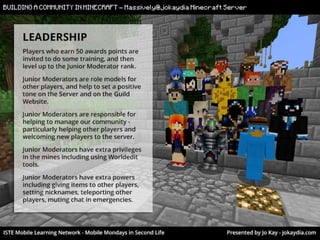 Building Community in Minecraft - Massively@jokaydia.com