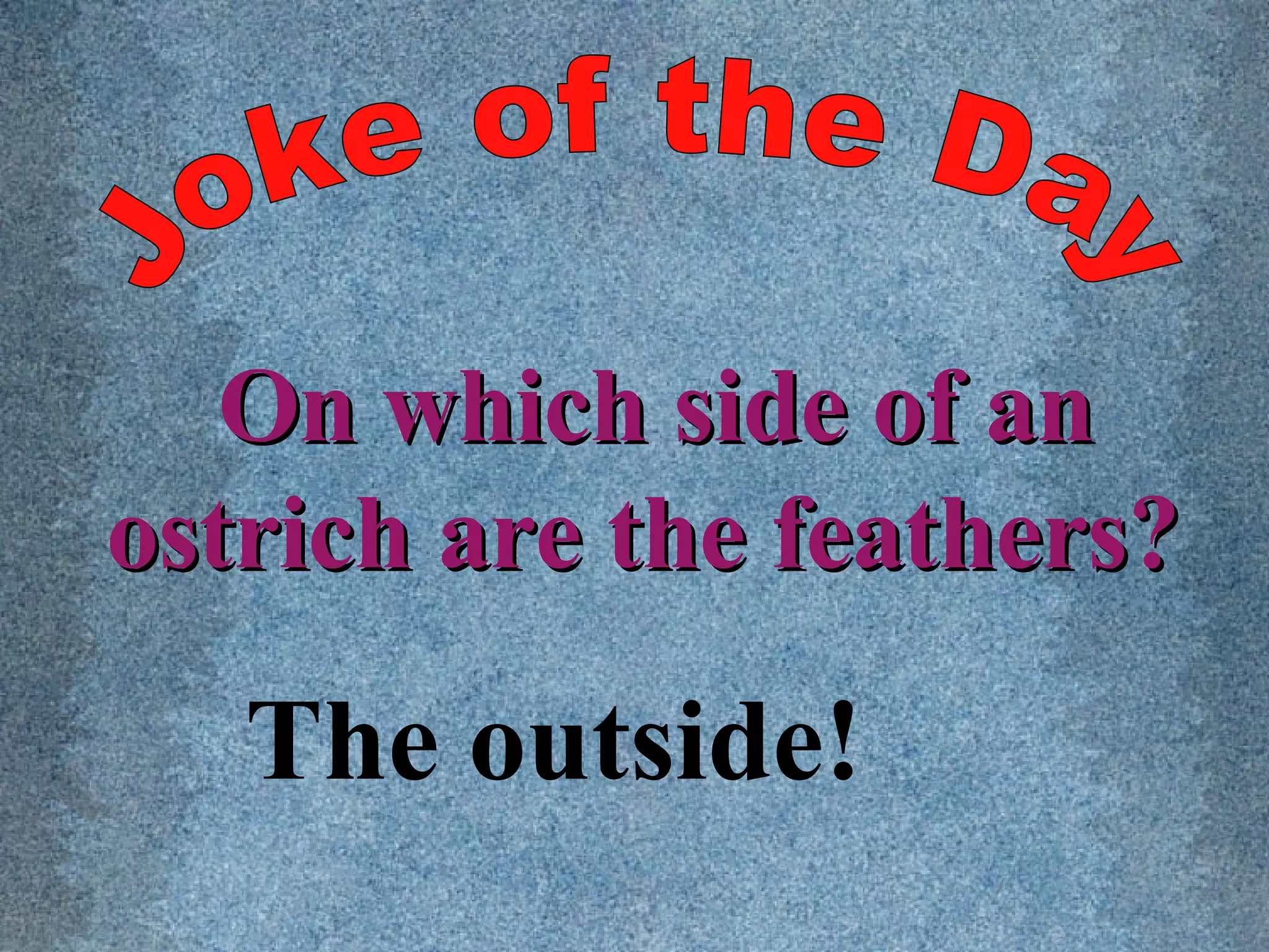 Joke Of The Day | PPT