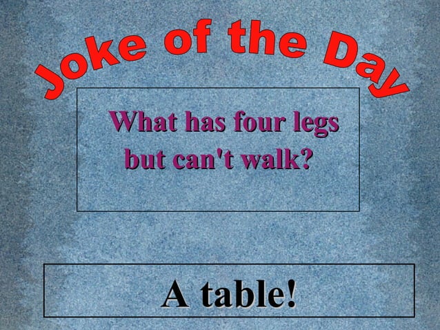 Joke Of The Day | PPT