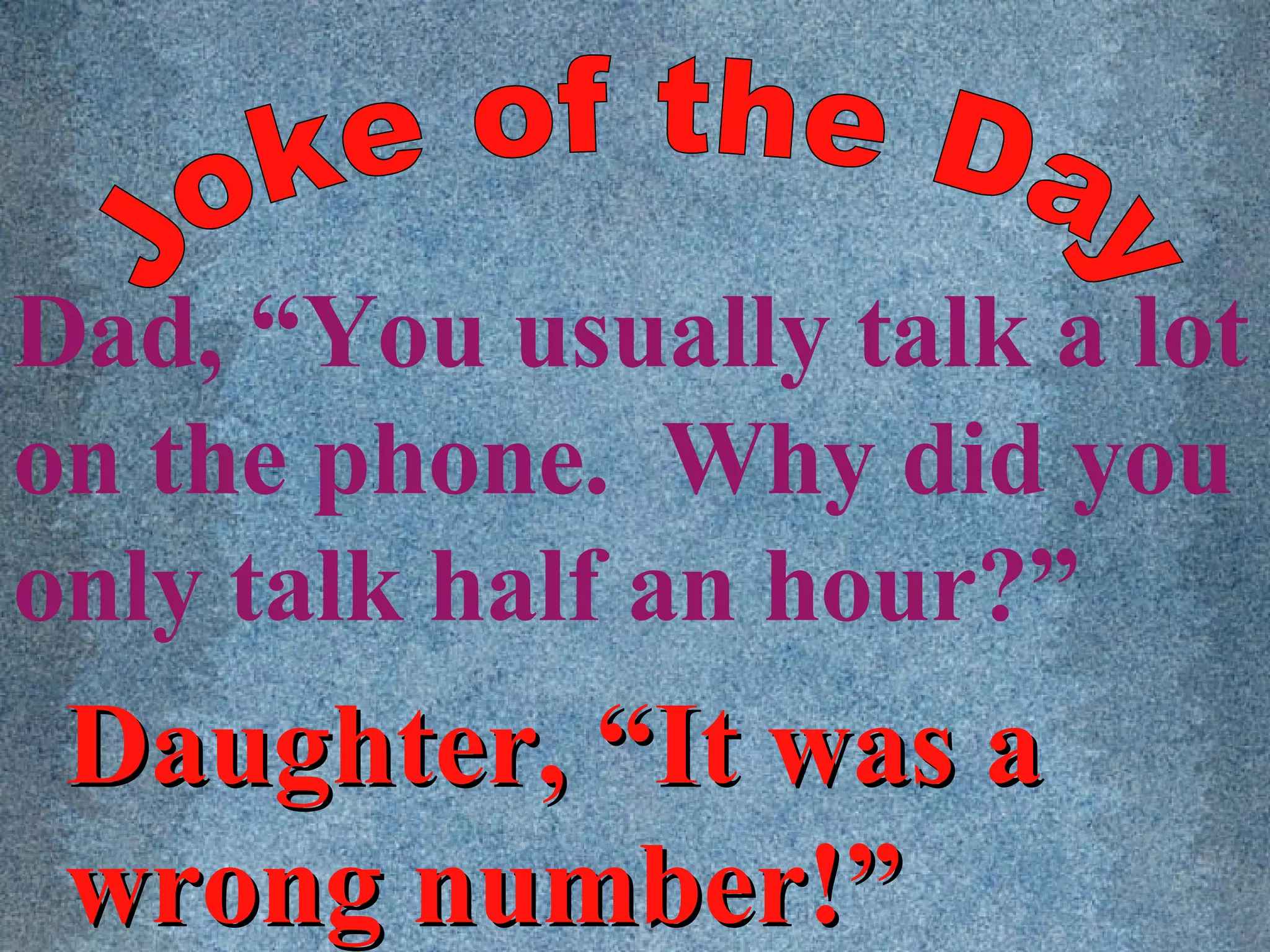 Joke Of The Day | PPT
