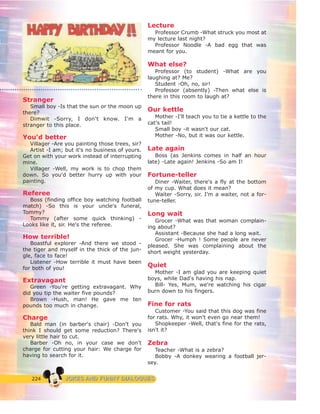 Joke and funny dialogues | PDF