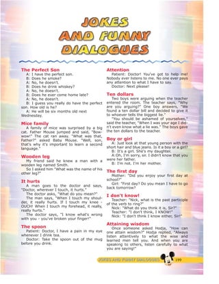 Joke and funny dialogues | PDF