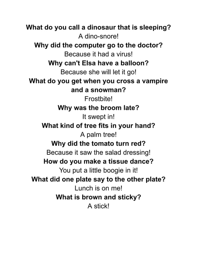 Roaring Laughter: Jungle Jokes for Children | PDF