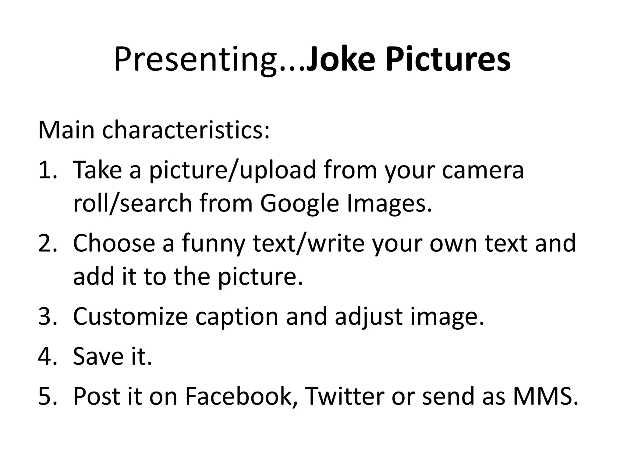 Joke pictures | PPT
