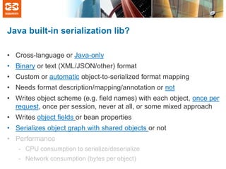 Java Serialization Facts and Fallacies | PPT