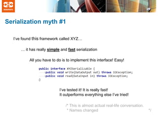 Java Serialization Facts and Fallacies | PPT