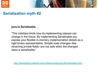 Java Serialization Facts and Fallacies | PPT
