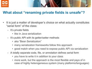 Java Serialization Facts and Fallacies | PPT