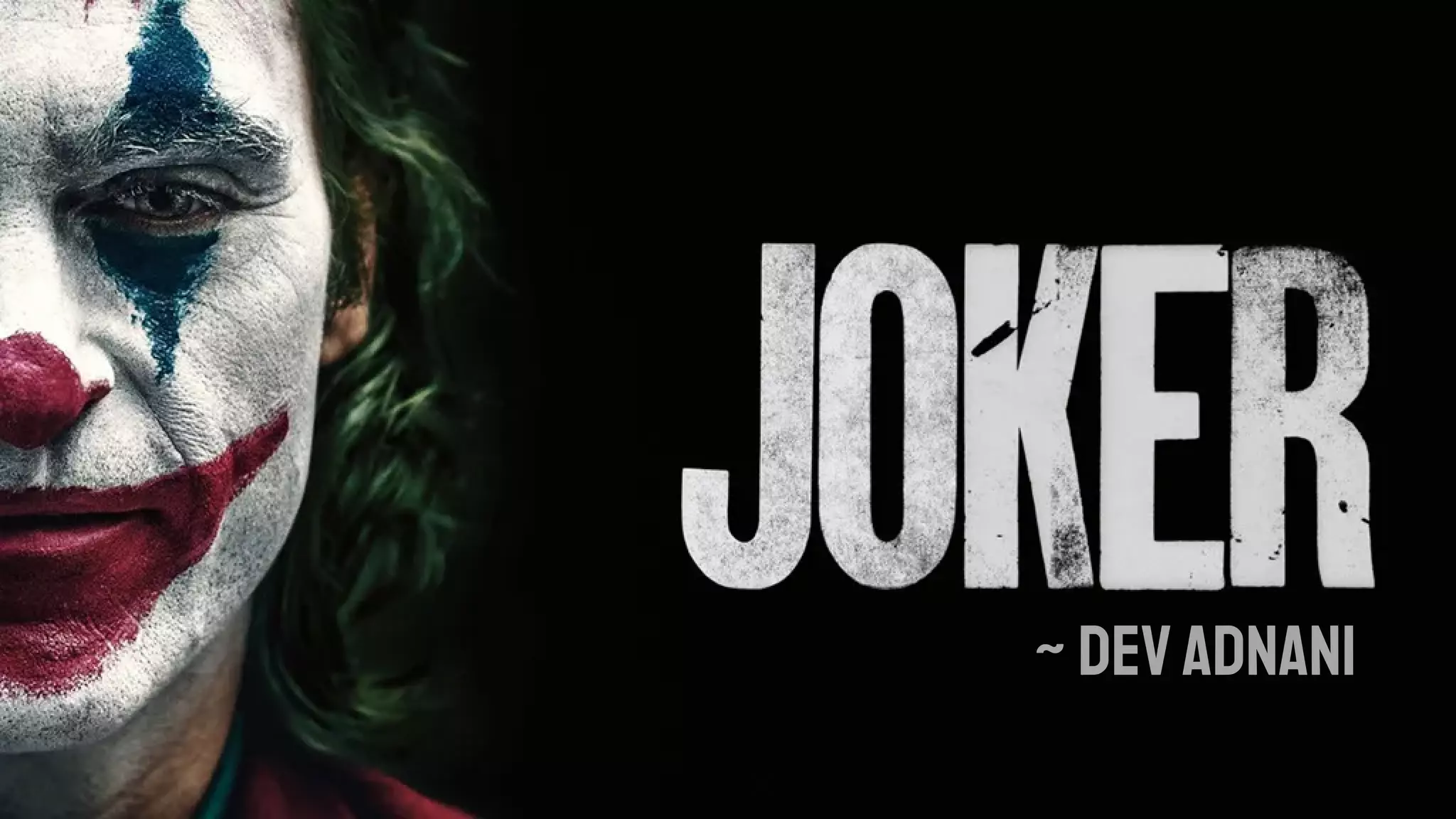 Joker Analysis | PDF