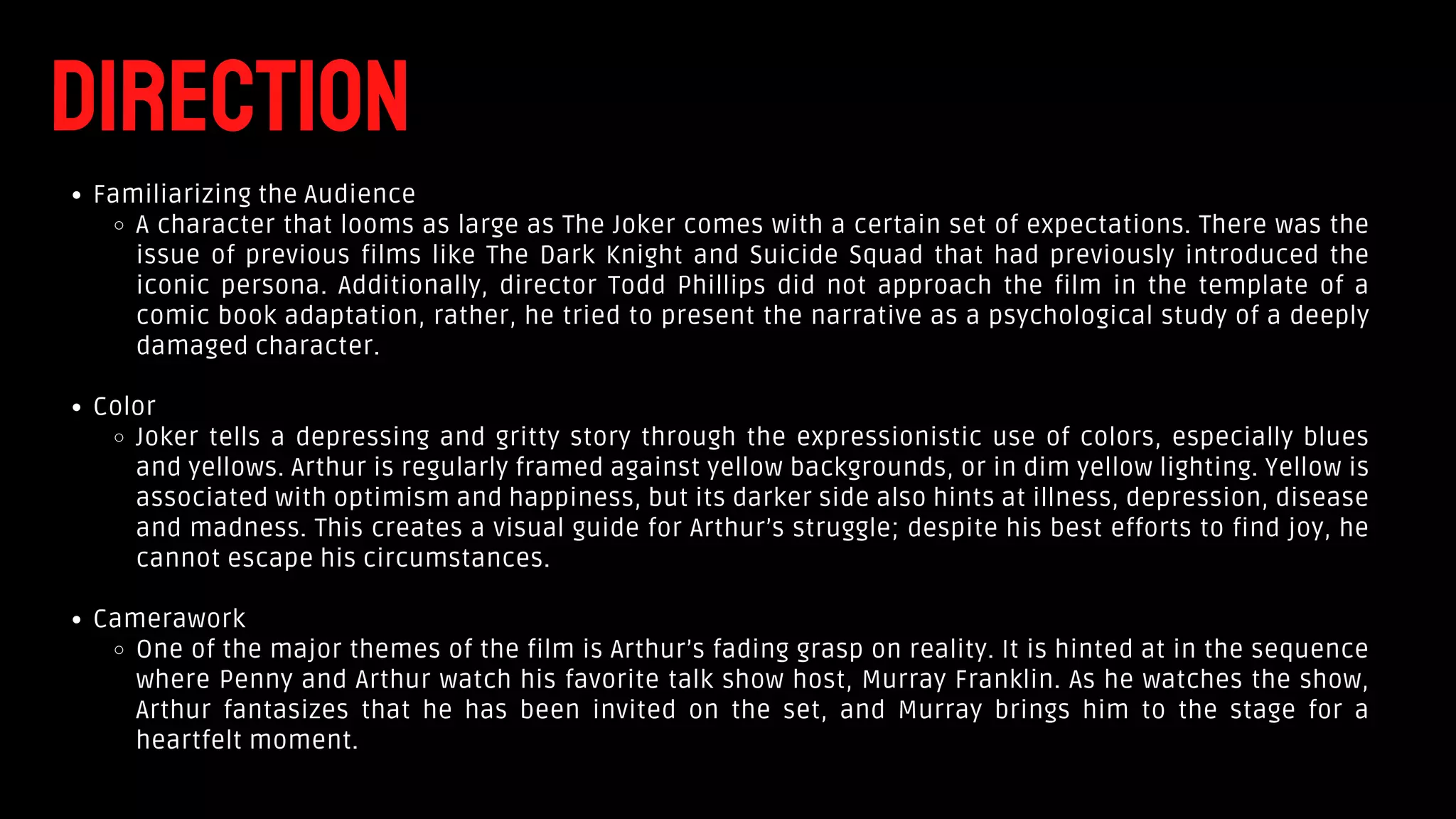 Joker Analysis | PDF