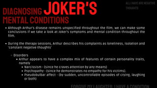 Joker Analysis | PDF