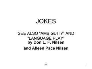 Jokes | PPT
