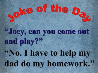 Jokes riddles | PPT