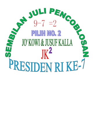 Jokowi jk | PDF