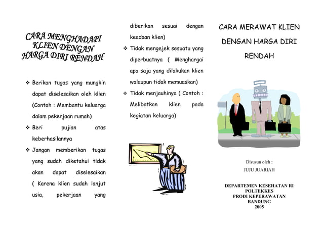 Leaflet harga diri juju | DOC