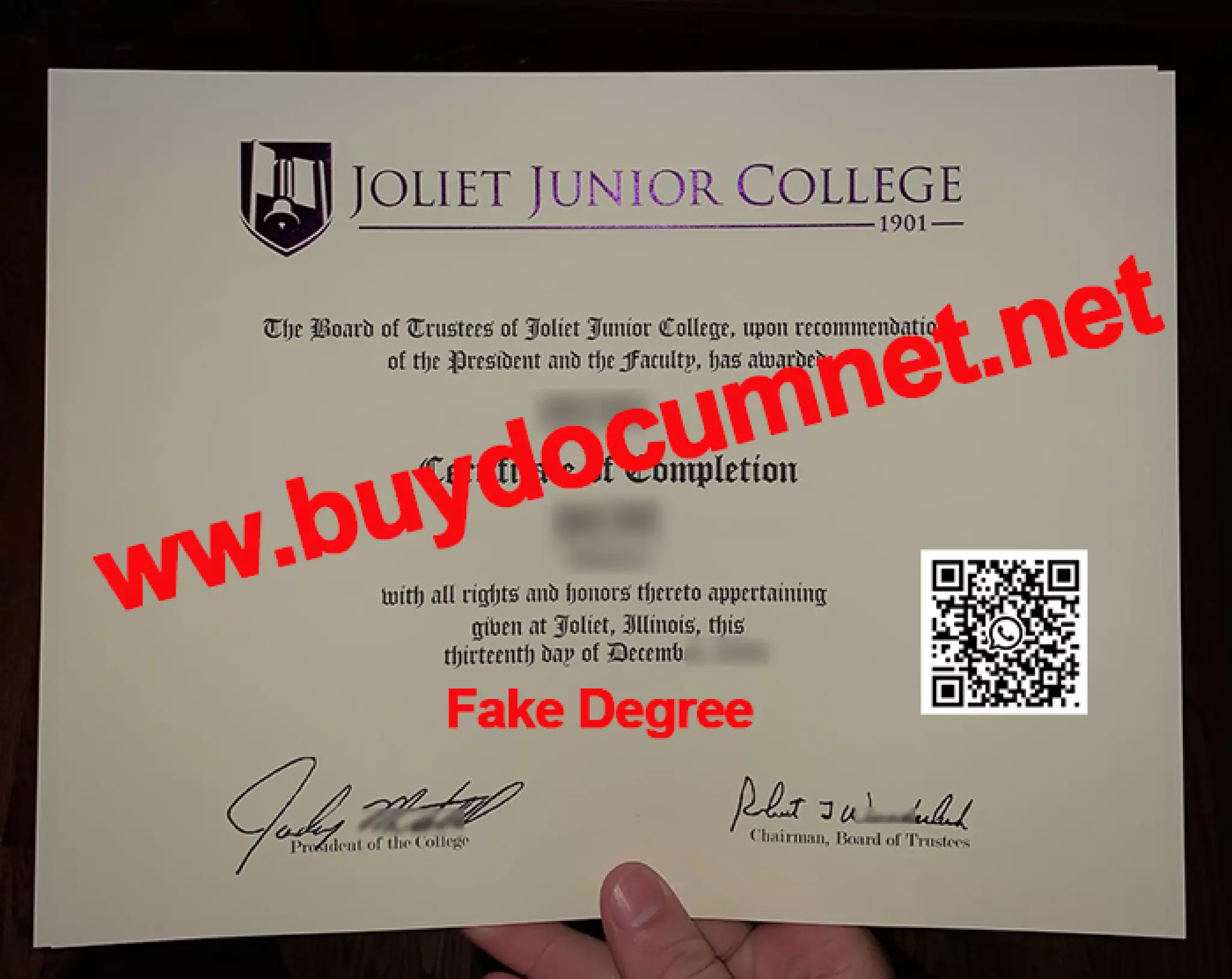 Joliet Junior College diploma | PDF