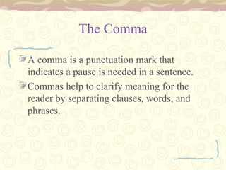 Joliver.punctuation | PPT